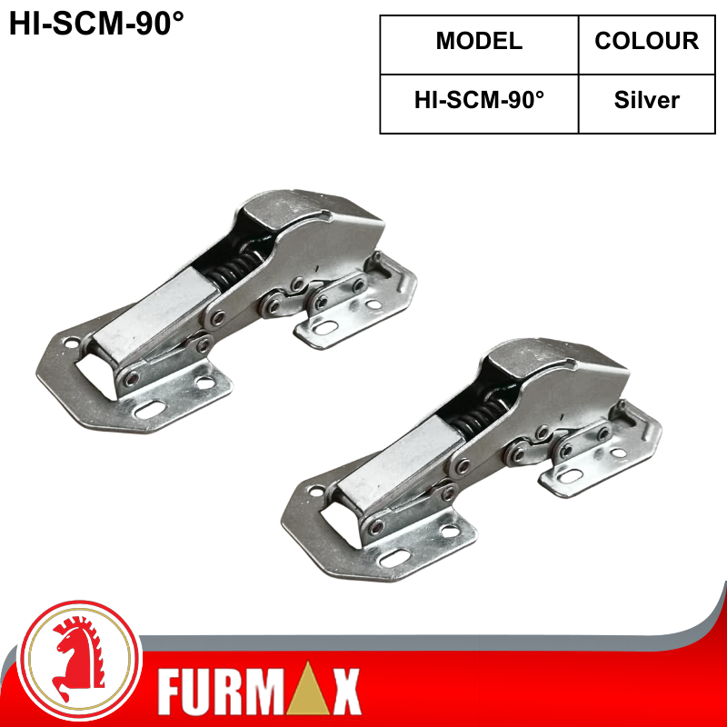 HI-SCM-90° 90° No Drilling Hole Soft Close Hinge - Furmax
